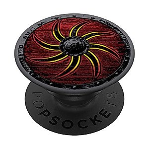 Ivar the Boneless Viking Shield PopSockets PopGrip: Swappable Grip for Phones & Tablets