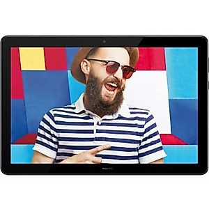 MediaPad T5 Tablet with 10.1" IPS FHD Display, Octa Core, Dual Harman Kardon-Tuned Speakers, 4G LTE, 2GB+16GB, International Version No Warranty (Black)