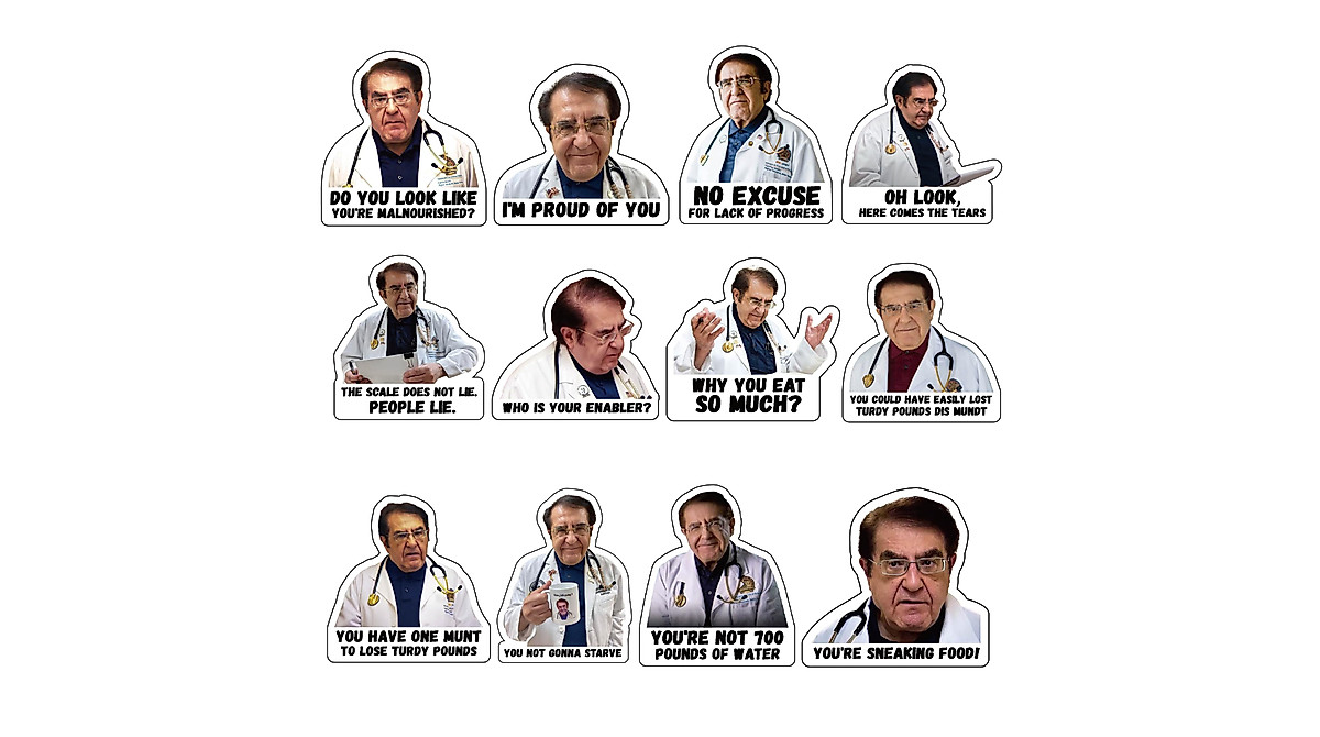 Funny Dr Now Magnets - 12 Pack Motivational Humor