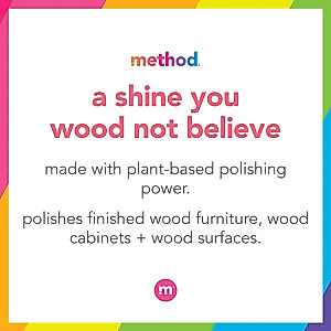 Method Wood Polish, Almond, 14 Ounces, (2 Pack)