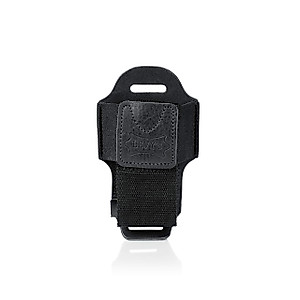 Levy's Leathers Wireless Transmitter Bodypack Holder; Black Leather (MM14-BLK)