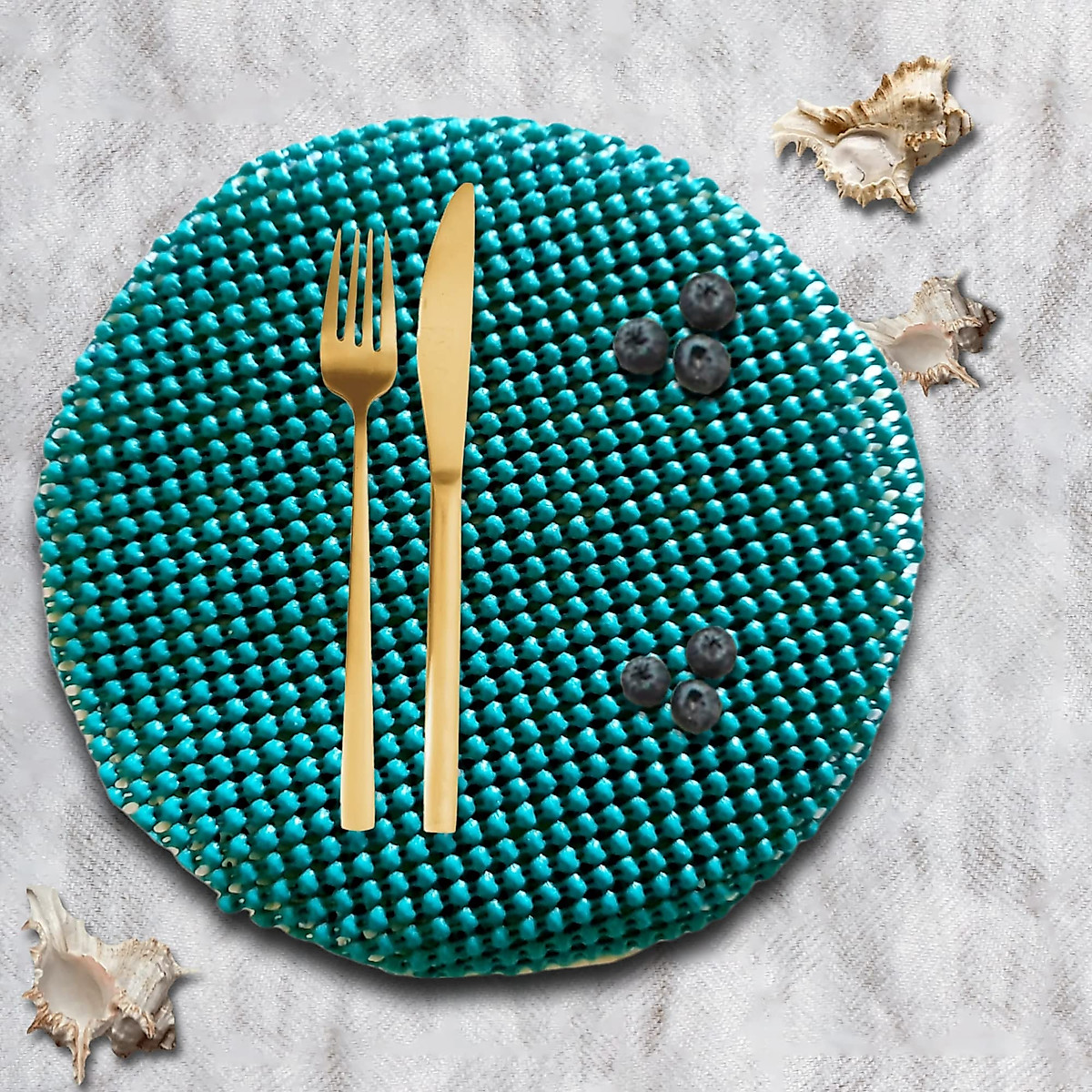 Generic Round Multi-Purpose Jar Gripper Pad Bottle Lid Opener, 4 Piece Set, gripper pads, Green