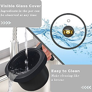 TOPWIT Rice Cooker Small, 2-Cups Uncooked, 1.2L Mini Rice Cooker with Non-stick Coating, BPA Free, Portable Rice Maker with One Touch & Keep Warm Function, Grey