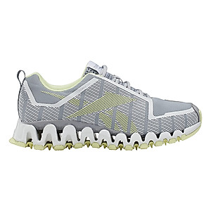 Reebok Women's ZigWild Trail 6 Sneaker, Pure Grey/Citrus Glow, 9