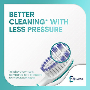 Sensodyne Pronamel Medium Toothbrush, Provides Tooth Enamel Protection and Cleans Better with Less Pressure - 4 Count