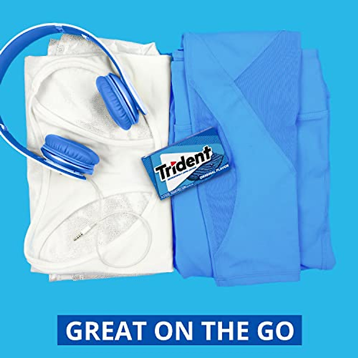 Trident Original Flavor Sugar Free Gum, 14 Pieces (Pack of 24) (336 Total Pieces)