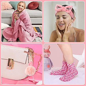 Birthday Gifts for Women,Pink Gifts Box for Women Gifts Basket Care Package Get Well Soon Gifts Relaxing Set Self Care Gifts Unique Gifts Box Birthday Presents Female Friendship Gifts Christmas Gifts