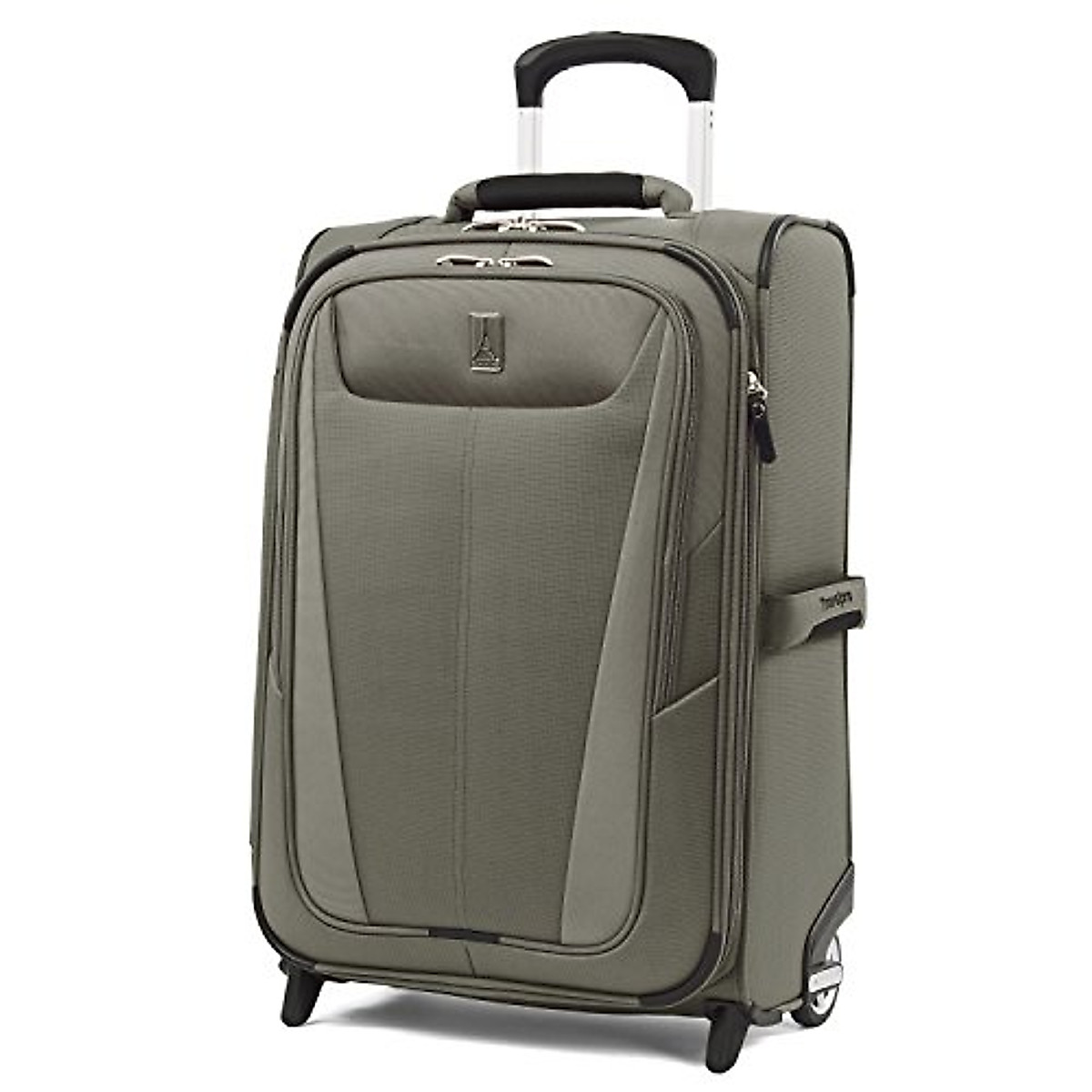 Travelpro Maxlite 5 Softside 2pc Set Expandable Carry On Upright 2 Wheel Luggage/Soft Underseat Tote, Lightweight Suitcase, Men and Women, Slate Green