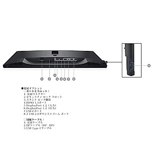 Dell P2720DC 27-Inch QHD 2560 x 1440 DisplayPort, USB-C, HDMI IPS Wide Angle Monitor (Renewed)