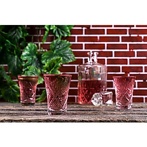 Le'raze [Set of 6] Heavy Base Shot Glass Set, 2-Ounce Shot Glasses for Scotch, Whiskey, Tequila, or Vodka, 6-Pack