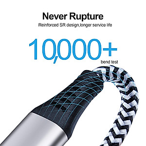 Samsung Type C Charger Cable 3Pack Nylon Braided USB A to USB C Cable 6FT Android Phone Cord for Samsung Galaxy S25 S24 FE A15 A55 S24 A35 A14 5G A13 A23 A33 A54 A53 S24 Ultra S23 Ultra, iPhone 16 15