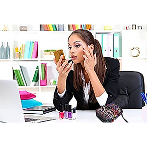 Scioltoo Clutch Purses for Women Crossbody Cute Fashion Leather Satchel Bright Rainbow Multicolor Neon Shoulder Bags Graffiti Handbag with Zipper and Long Strap Black