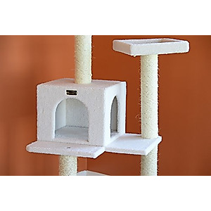 Armarkat B5701 57-Inch Cat Tree, Ivory