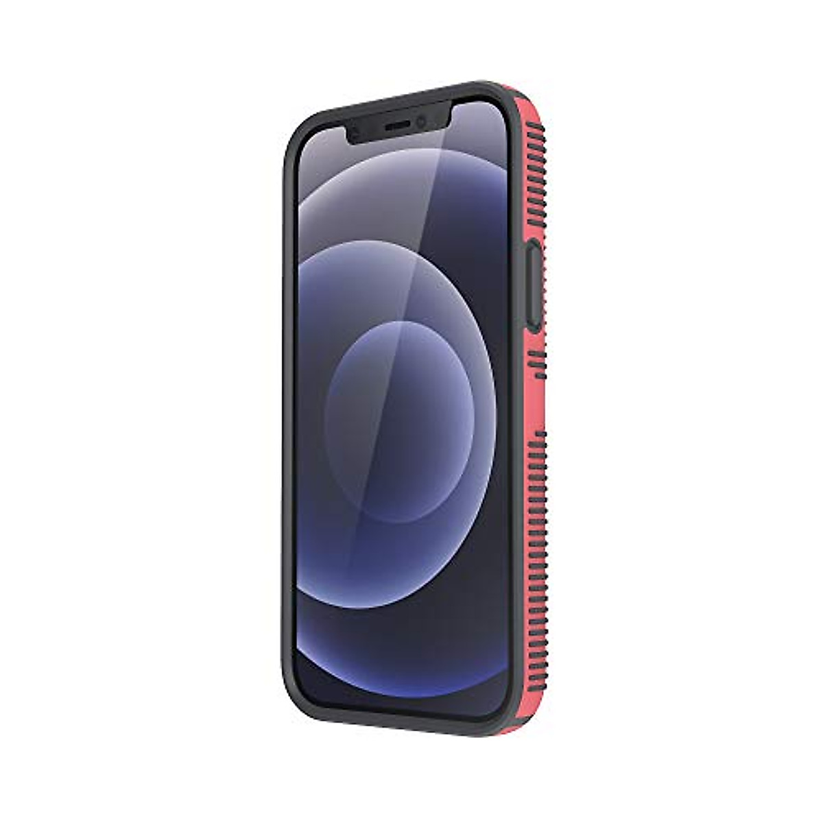 Speck Products CandyShell Pro Grip iPhone 12, iPhone 12 Pro Case, Raspberry Kiss Red/Slate Grey (137602-9240)