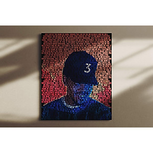 Chance The Rapper Custom Lyric Canvas Poster Print-Wrapped Canvas Print