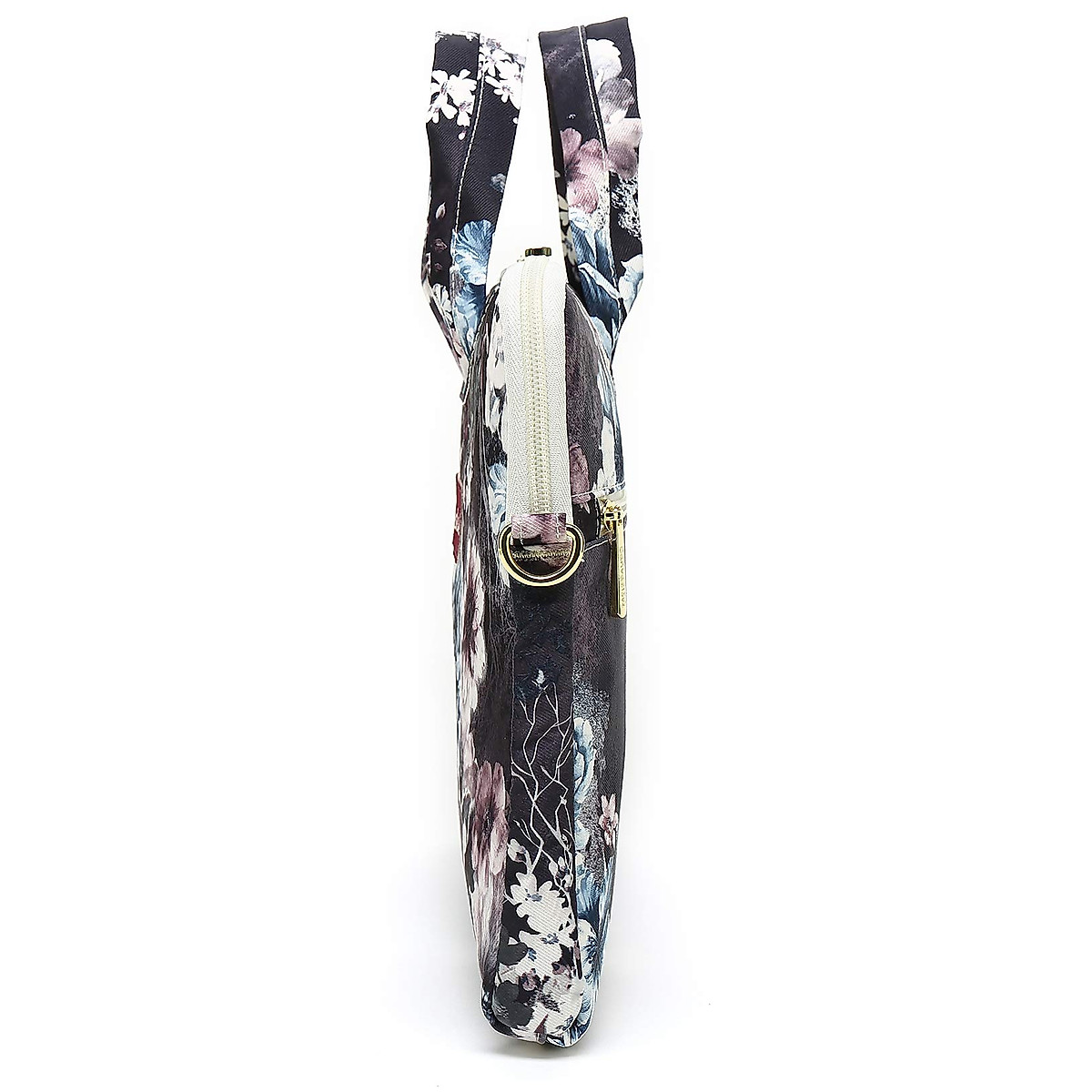 Canvaslove Small Chrysanthemum Water Resistant Light Weight Laptop Shoulder Messenger Bag for MacBook Air Pro 13 inch,MacBook 14 inch,Surface Laptop 13.5 inch and 13.3 Inch-14 inch Laptop