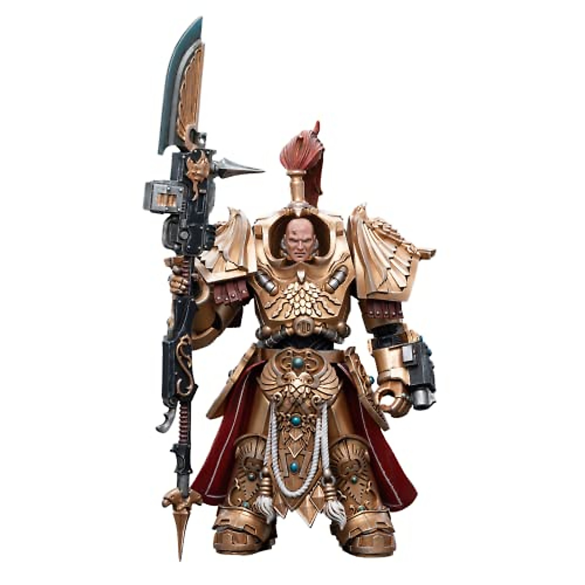 JoyToy 1/18 Warhammer 40,000 Action Figure Adeptus Custodes Shield-Captain in Allarus Terminator Armour Hydon Seronis Model
