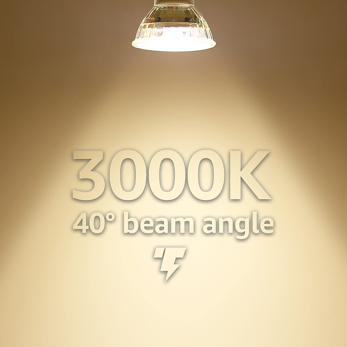 TORCHSTAR LED GU10 Light Bulbs, Recessed Track Lighting Bulb, Dimmable, 4.5W=50W, 3000K Warm White, UL& Energy Star Listed, Pack of 6