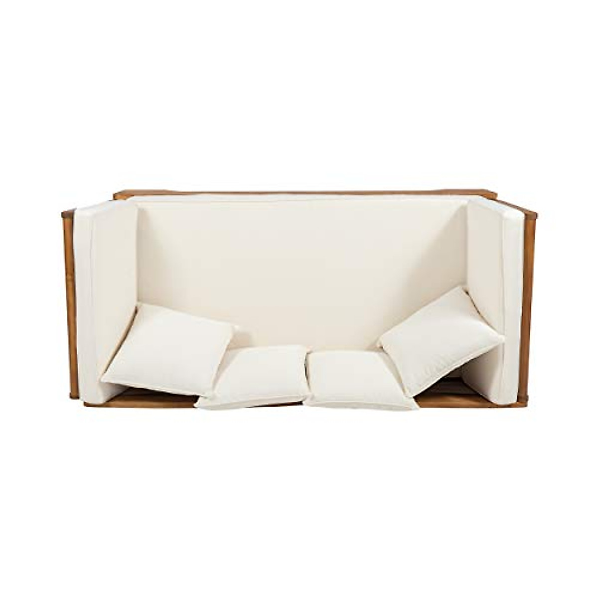 Christopher Knight Home Patrick Outdoor Acacia Wood Expandable Daybed with Water Resistant Cushions, Teak