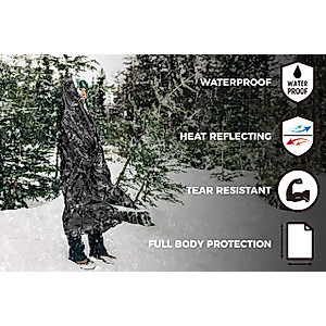 Dagmi Outdoors Emergency Survival Blanket 4 Pack Thermal Mylar Foil Space Blankets for Extreme Cold Weather - NASA Designed - Perfect for Camping, Hiking, Car, Warmth - Outdoor Waterproof Gear