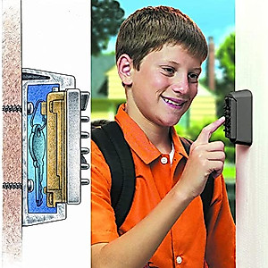 imurz Key Lock Box for Outside,Combination Lockbox for House Keys with Code,Hide a Key Outdoor Waterproof,Key Safe Wall Mounted for Home, Office, Garage,Apartment,Store,Spare Key Storage (Grey)