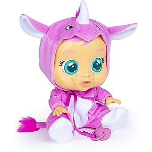 Cry Babies Sasha The Rhino Baby Doll, Amazon Exclusive, Pink