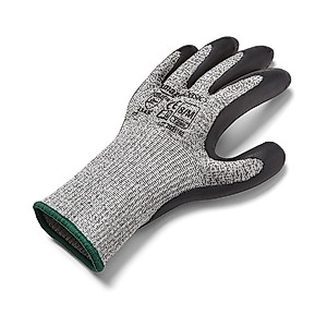 Amazon Basics 13 gauge HPPE shell, ECO-latex palm coated 1 pair Size 8,M, 1-pair