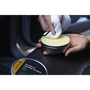 Kevian Leather Cream and Conditioner - Heals, Protects, and Renews - All-Natural Formula Made with Beeswax and Tallow - Made in USA! (4oz)