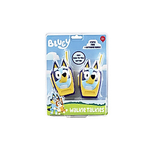 ekids Bluey Toy Walkie Talkies for Kids, Indoor and Outdoor Toys for Kids and Fans of Bluey Toys for Boys and Girls