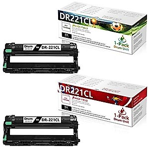 DRAWN [2-Pack, Black] DR221CL DR-221CL DR221 Drum Unit Compatible Replacement for Brother DR221CL HL-3140CW 3150CDN 3180CDW MFC-9130CW 9140CDN 9330CDW 9340CDW DCP-9015CDW 9020CDN Printer Ink