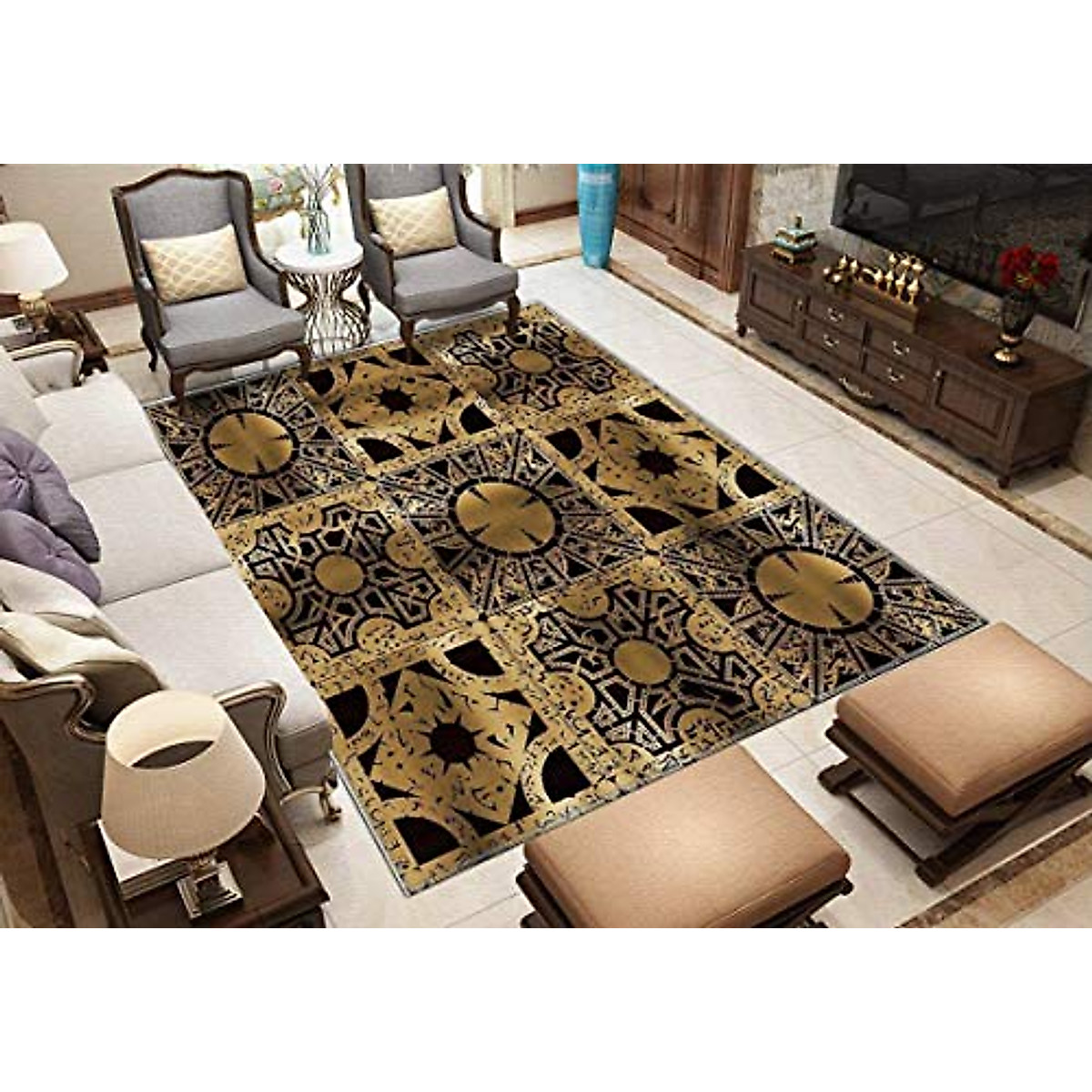 Lament Configuration Side A Area Rugs Non-Slip Floor Mat Doormats Home Runner Rug Carpet for Bedroom Indoor Outdoor Kids Play Mat Nursery Throw Rugs Yoga Mat