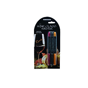 Wine Glass Writer Pens Harvest Set of 3#34223