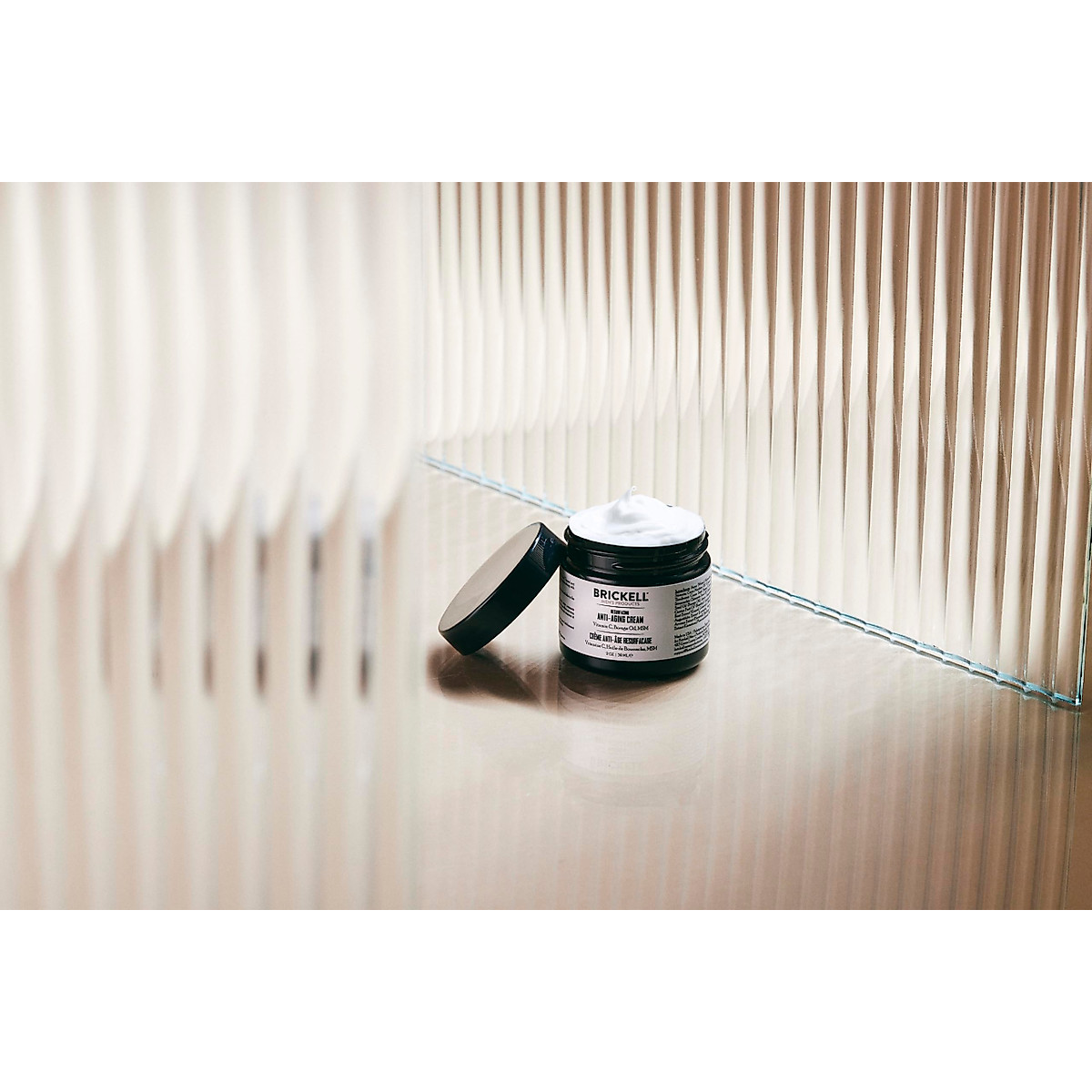 Brickell Men's Products Resurfacing Anti-Aging Face Cream For Men, Natural and Organic Face Moisturizer, Vitamin C Cream For Wrinkles, 2 Ounce, Scented