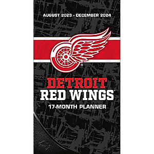 Turner Licensing, Detroit Red Wings 17 Month 2024 Pocket Planner