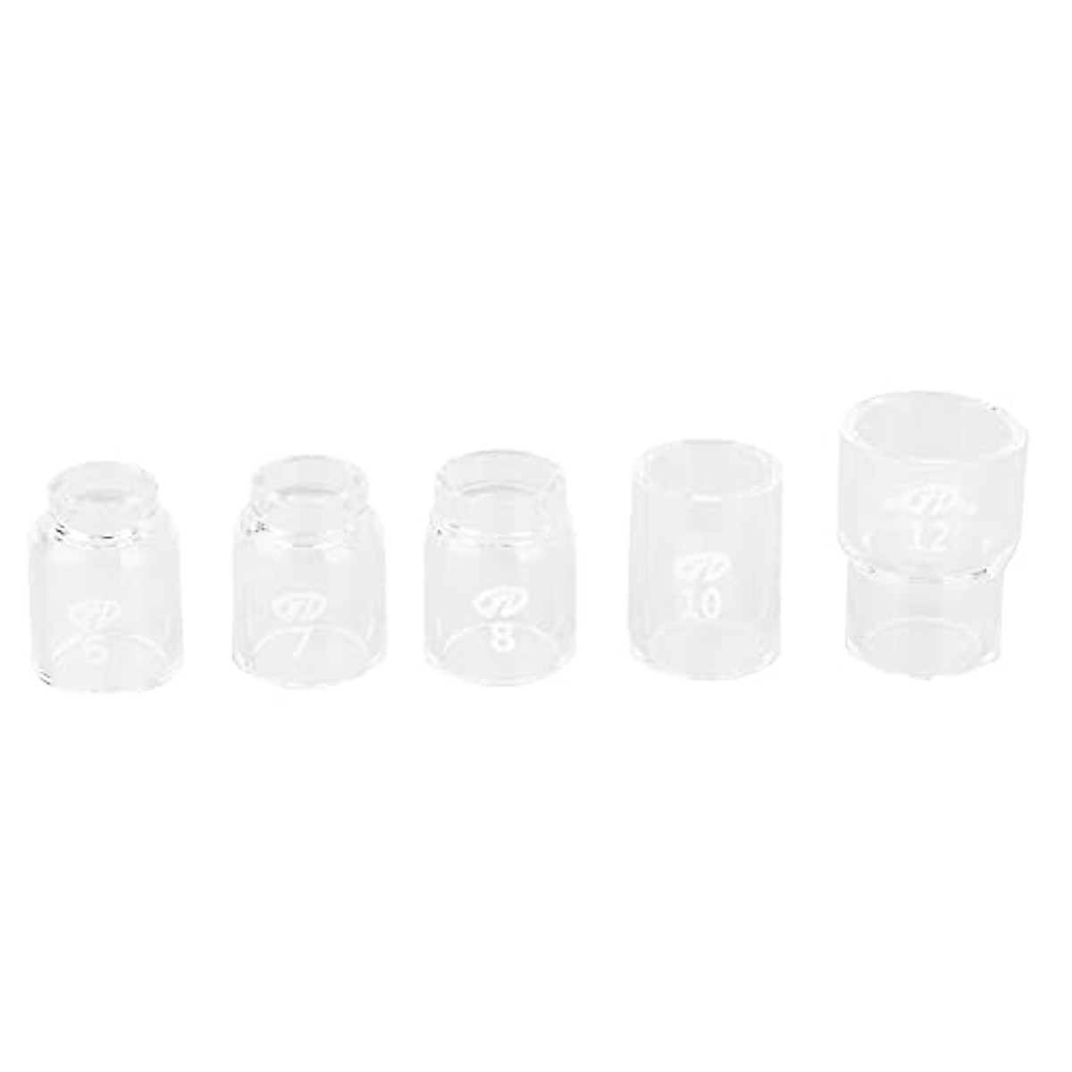 Welding Nozzle, Qiilu Welding Nozzle, 31Pcs/Set Ceramic Welding Nozzle Torch Gas Lens Welder Tip with Glass Cup Tip for WP‑17/18/26
