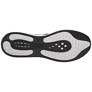 adidas Men's Supernova + Running Shoe, White/Core Black/Dash Grey, 6