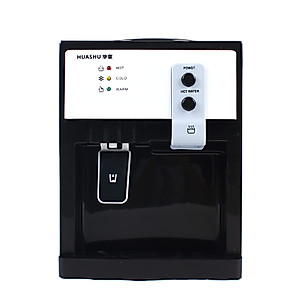 TQSHOoP Hot and Cold Water Dispenser, Top Loading Water Cooler Dispenser 5 Gallon Countertop Water Cooler Dispenser for 3 to 5 Gallon Bottles