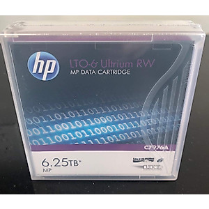 5 Pack HP C7976A LTO6 Data Tape 6.25TB (New)
