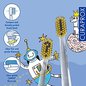 Curaprox CS 5460 Ultra-Soft Toothbrush, Hento Toto Special Edition, Pack of 2