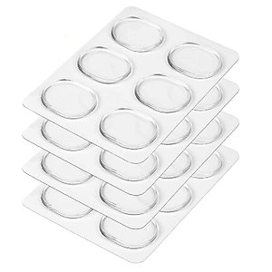 Cettkowns 24-Pack Drum Dampeners Silicone Non-toxic Soft Clear Drum Silencers Drum Damper Gel Pads Drum Mute for Drums Tone Control