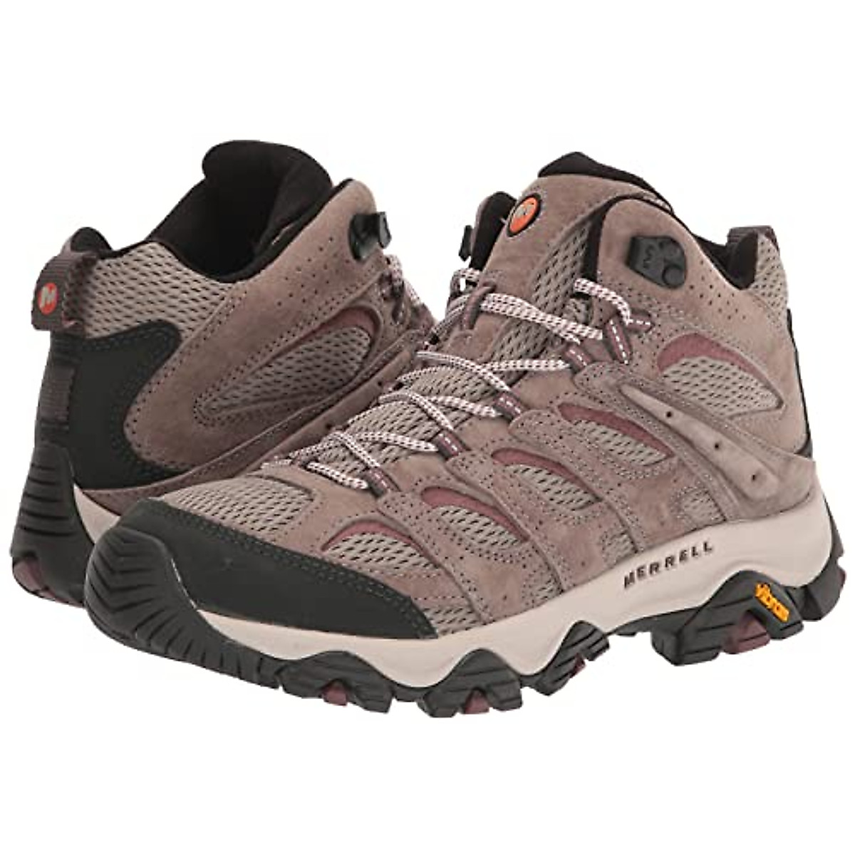 Merrell Women's Moab 3 Mid Hiking Boot, Falcon, 9 Wide