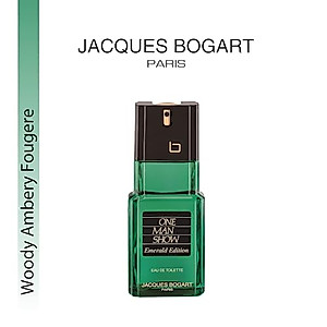 Jacques Bogart One Man Show Men EDT Spray (Emerald Edition) 3.33 oz
