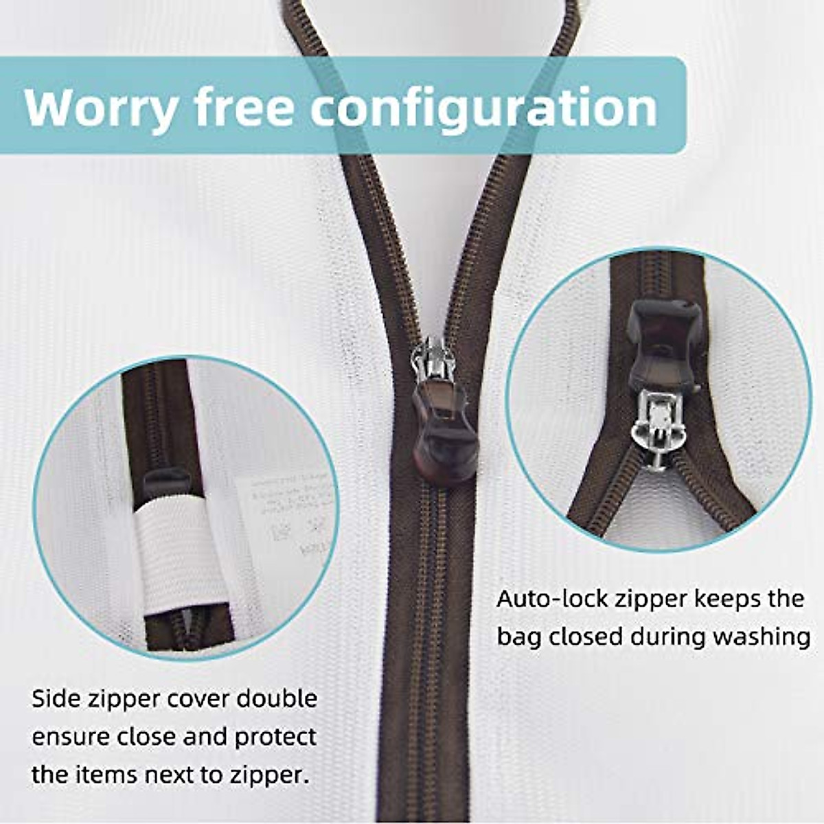 GOGOODA 7 Set Laundry Mesh Bags Delicates Plus 2 Set Sneaker Shoe Wash Bags