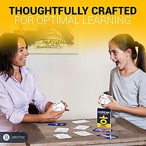 41 Korean Alphabet Hangul Flash Cards – Educational Language Learning Resource with Pictures for Memory & Sight Words - Fun Game Play - Grade School, Classroom, or Homeschool Supplies – Briston Brand