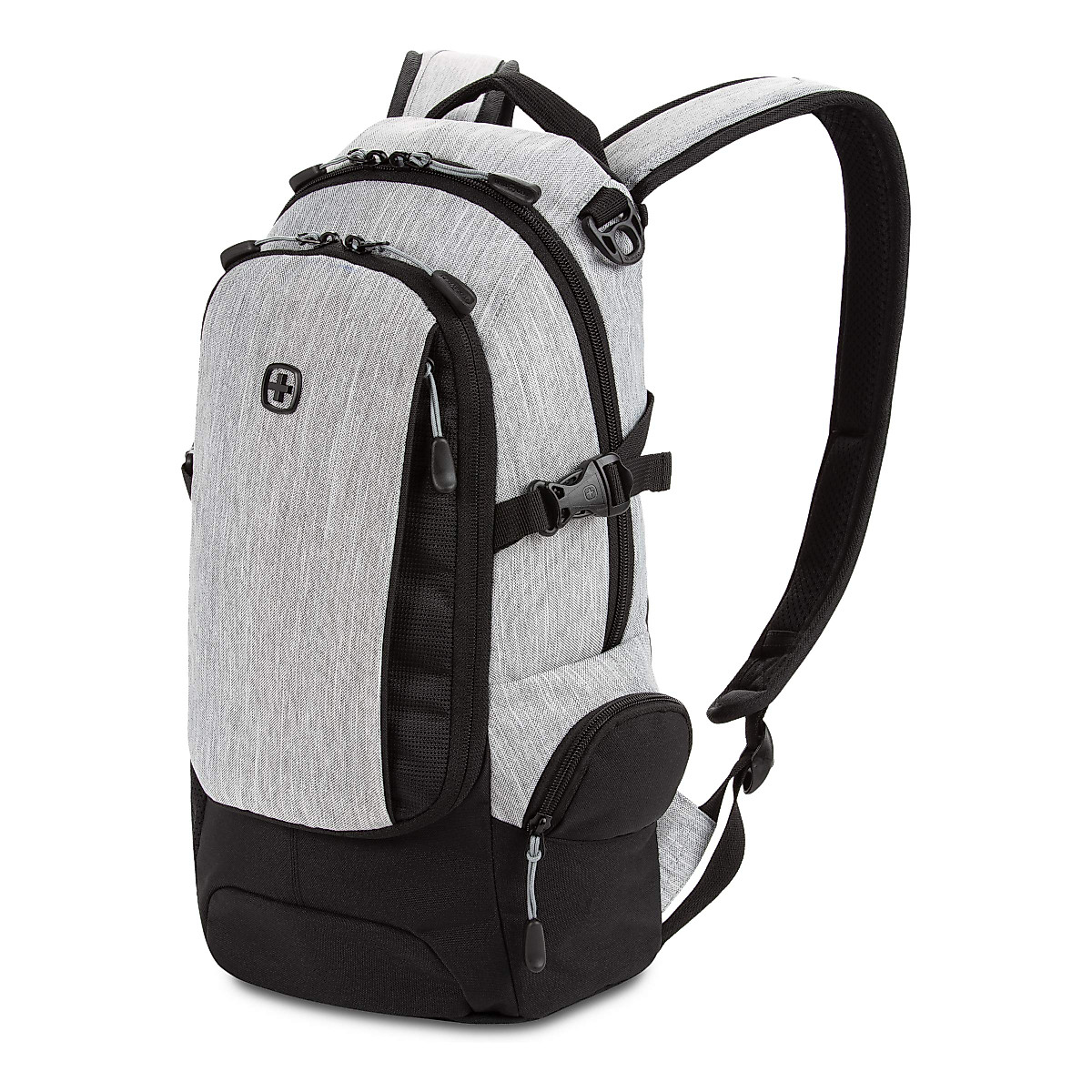 SwissGear 3598 Backpack Narrow Daypack, Light Grey/Heather, 18-Inch