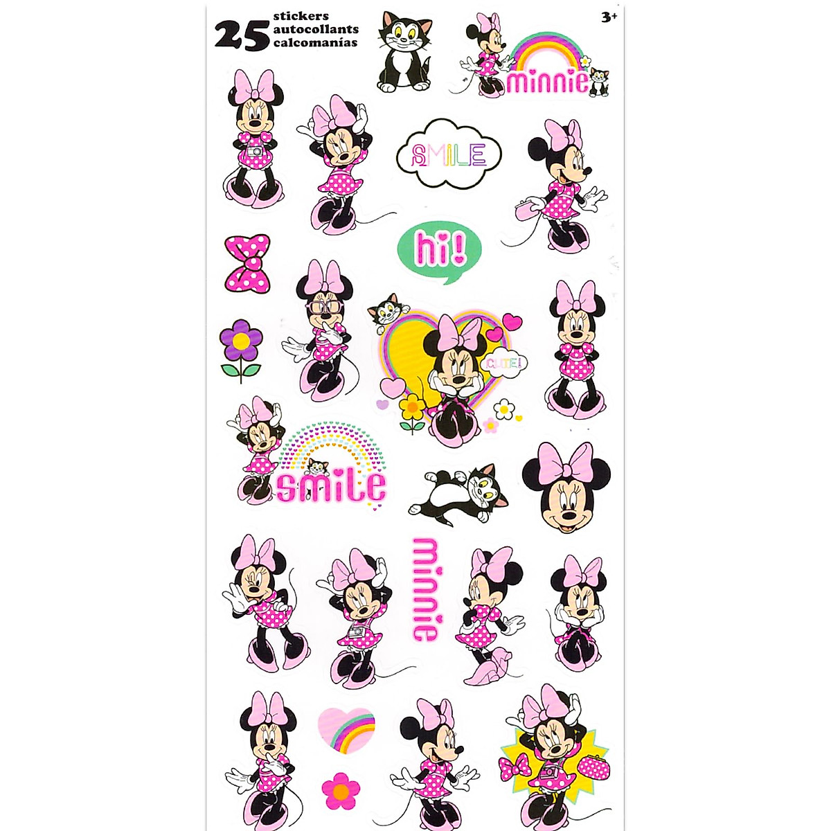 Disney Minnie Mouse 11" Mini Toddler Pre-School Backpack Bundle with Sparkles