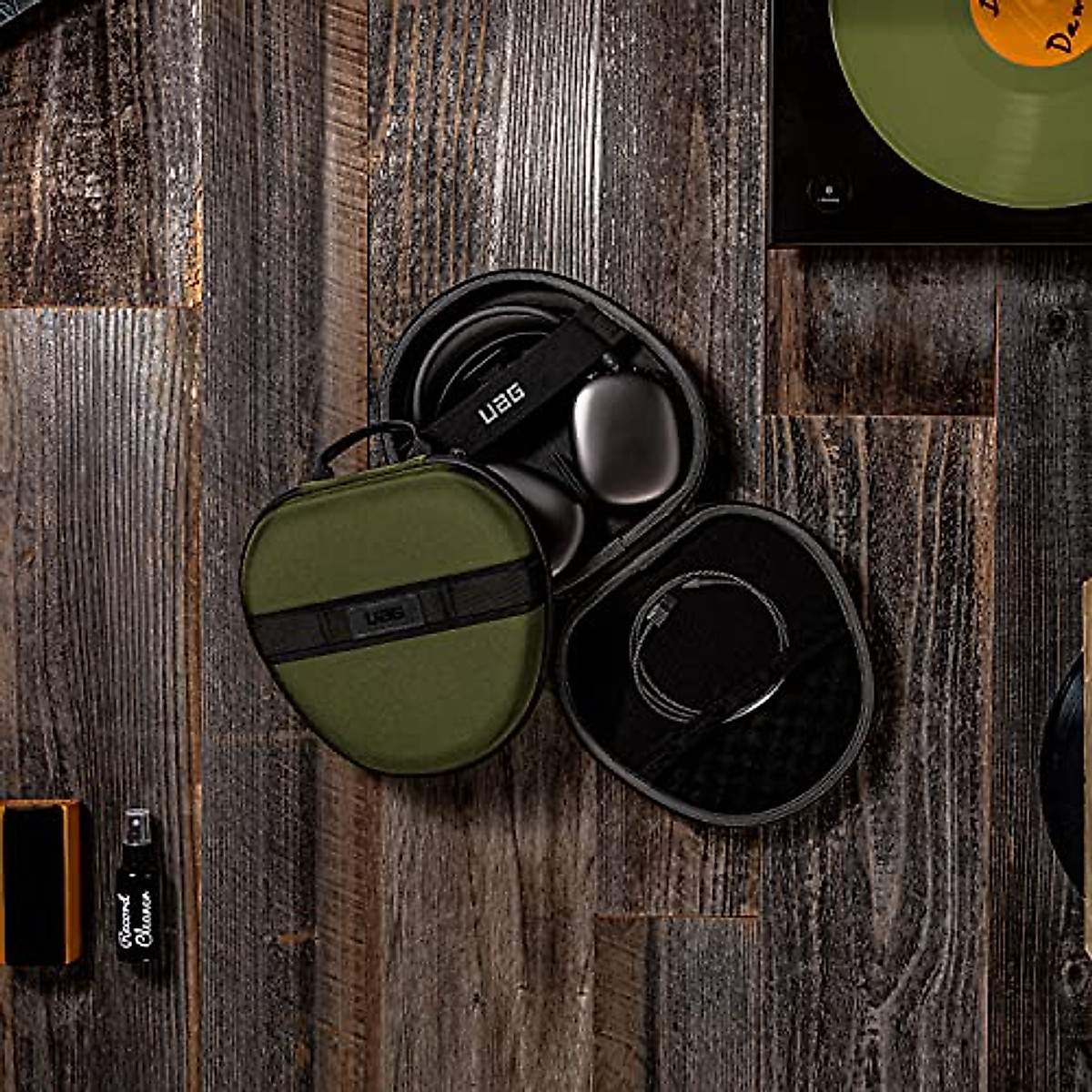 URBAN ARMOR GEAR UAG Compatible with AirPods Max Case Rugged Smart Case with Sleep Mode Heavy Duty Weatherproof Compression Molded Full Coverage Protective Travel Carrying Cover, Olive