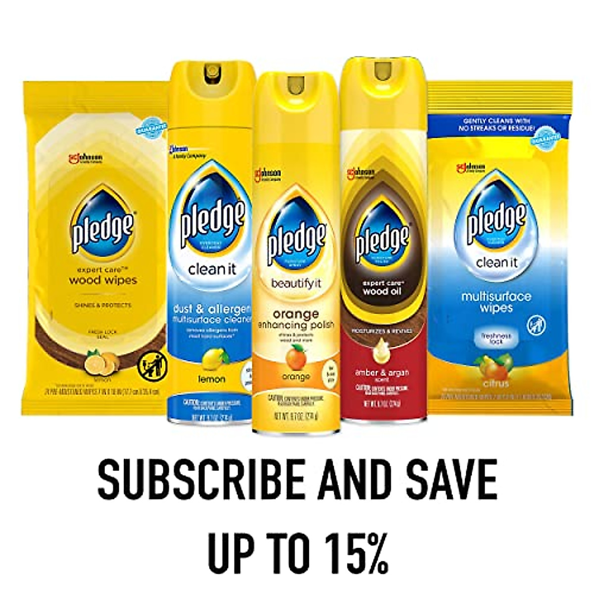 Pledge Moisturizing Oil Spray, Amber & Argan Scent, Nourishes, Protects and Revitalizes Furniture, 9.7 oz