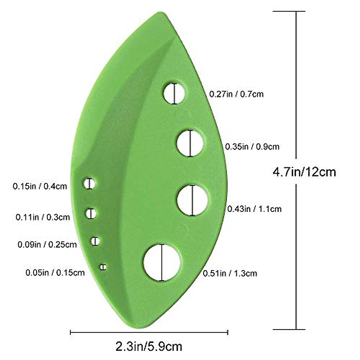 2 Pack Herb Stripper Tool 9 Holes Stainless Steel kale Leaf Stripping Zip Tools, Curved Edge Can be Used as a Kitchen Gadgets