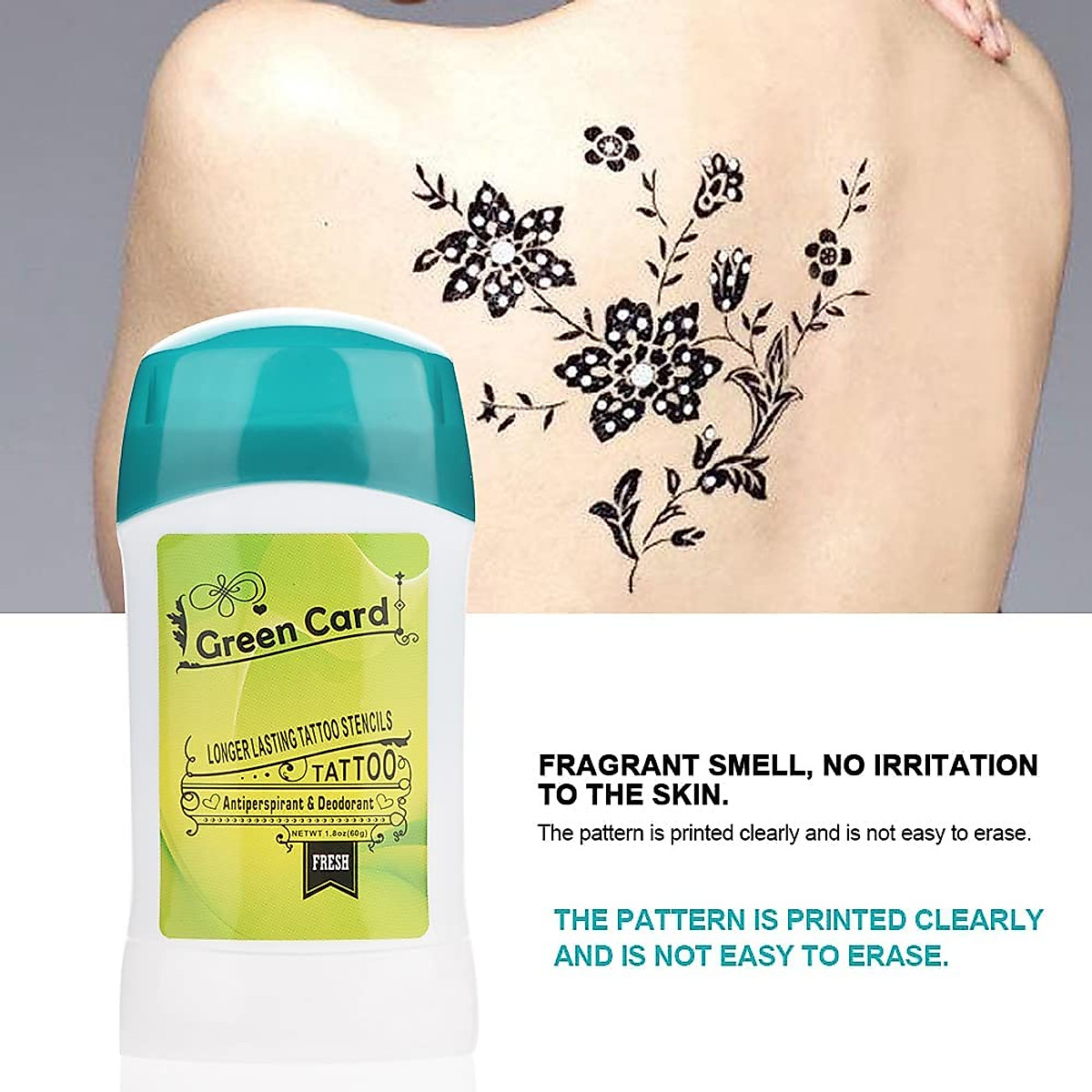 51g Tattoo Transfer Cream, Professional Tattoo Transfer Soap Gel Skin Solution Tattoo Supplies Accessories for Beginners Body Paint Stencil Primer